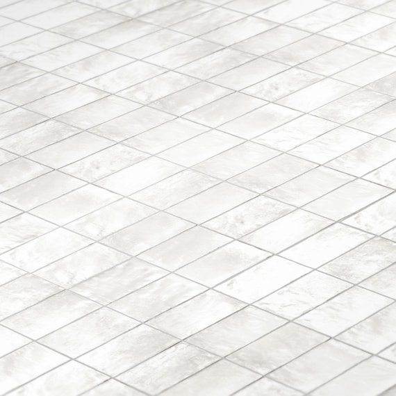 White Subway Tile Stacked