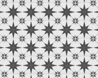 1/12 Cuban Cement Tile Effect Dollhouse Miniature Printable | Etsy