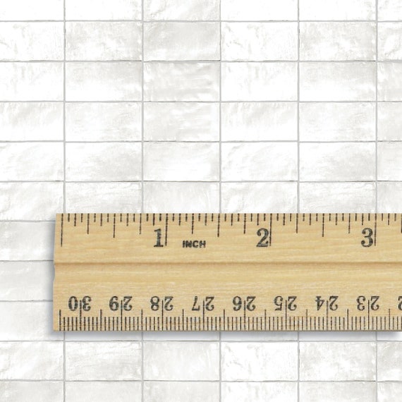 White Subway Tile Stacked