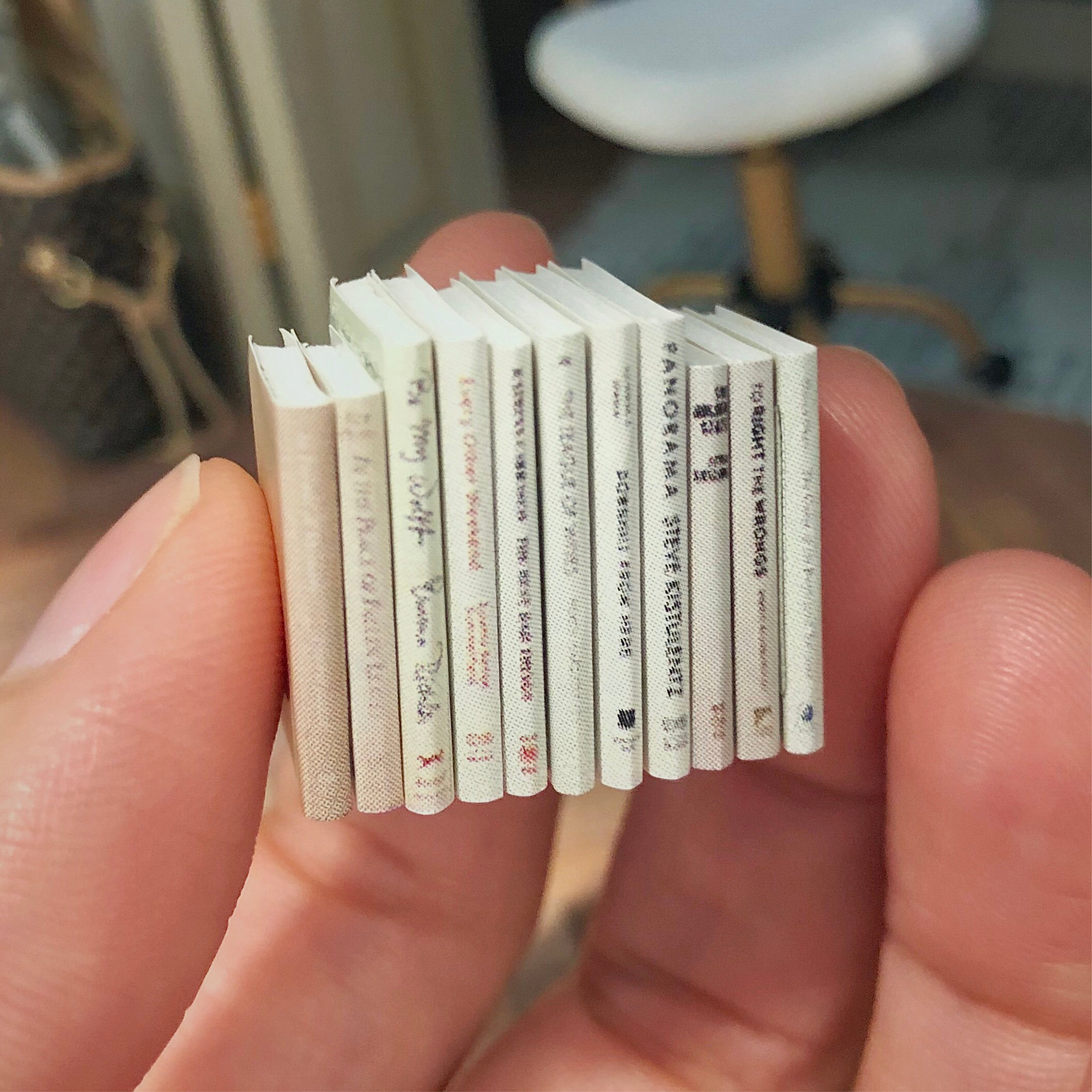 20 Neutral Shelf Filler Book Covers Printable 1/12 Dollhouse - Etsy UK