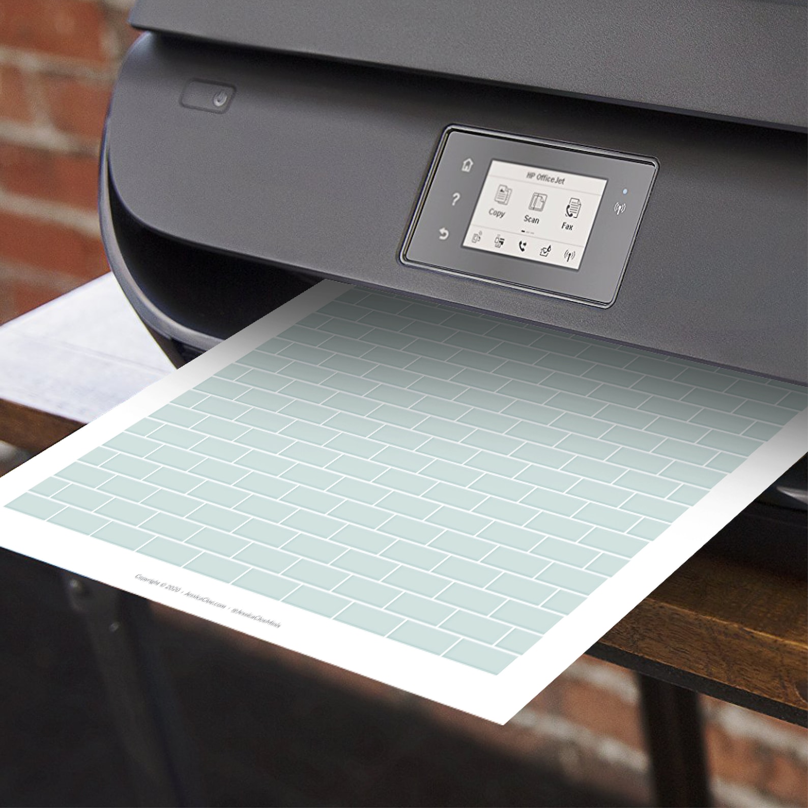 1/12 Mint Subway Tile Effect White Grout Dollhouse Miniature - Etsy