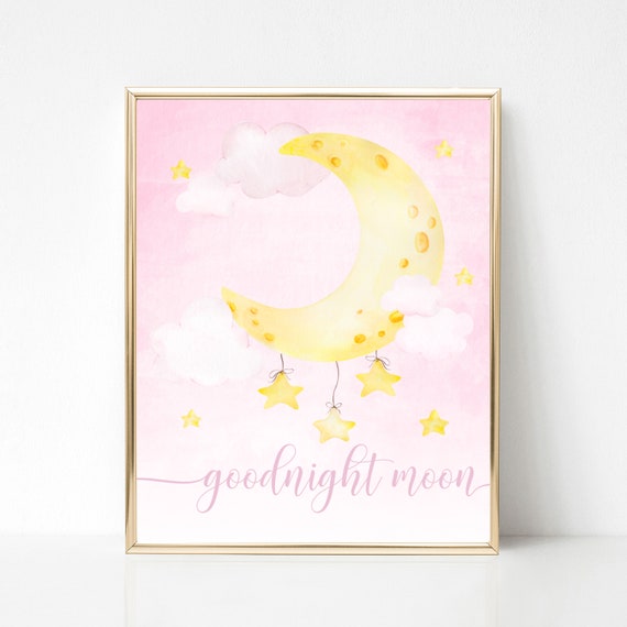 Goodnight Moon Printable Wall Art Decor Instant Download | Etsy