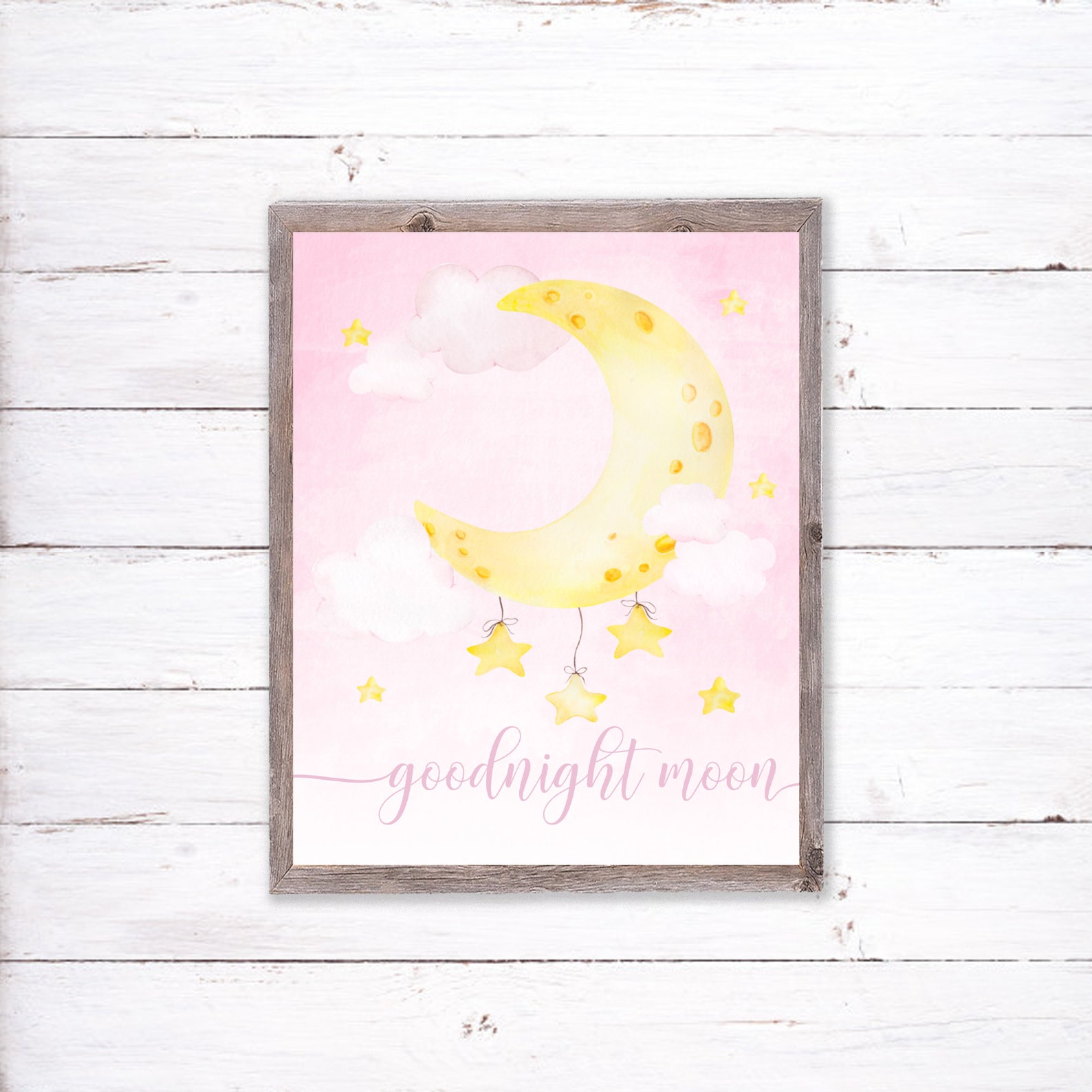 Goodnight Moon Printable Wall Art Decor, Instant Download - Etsy