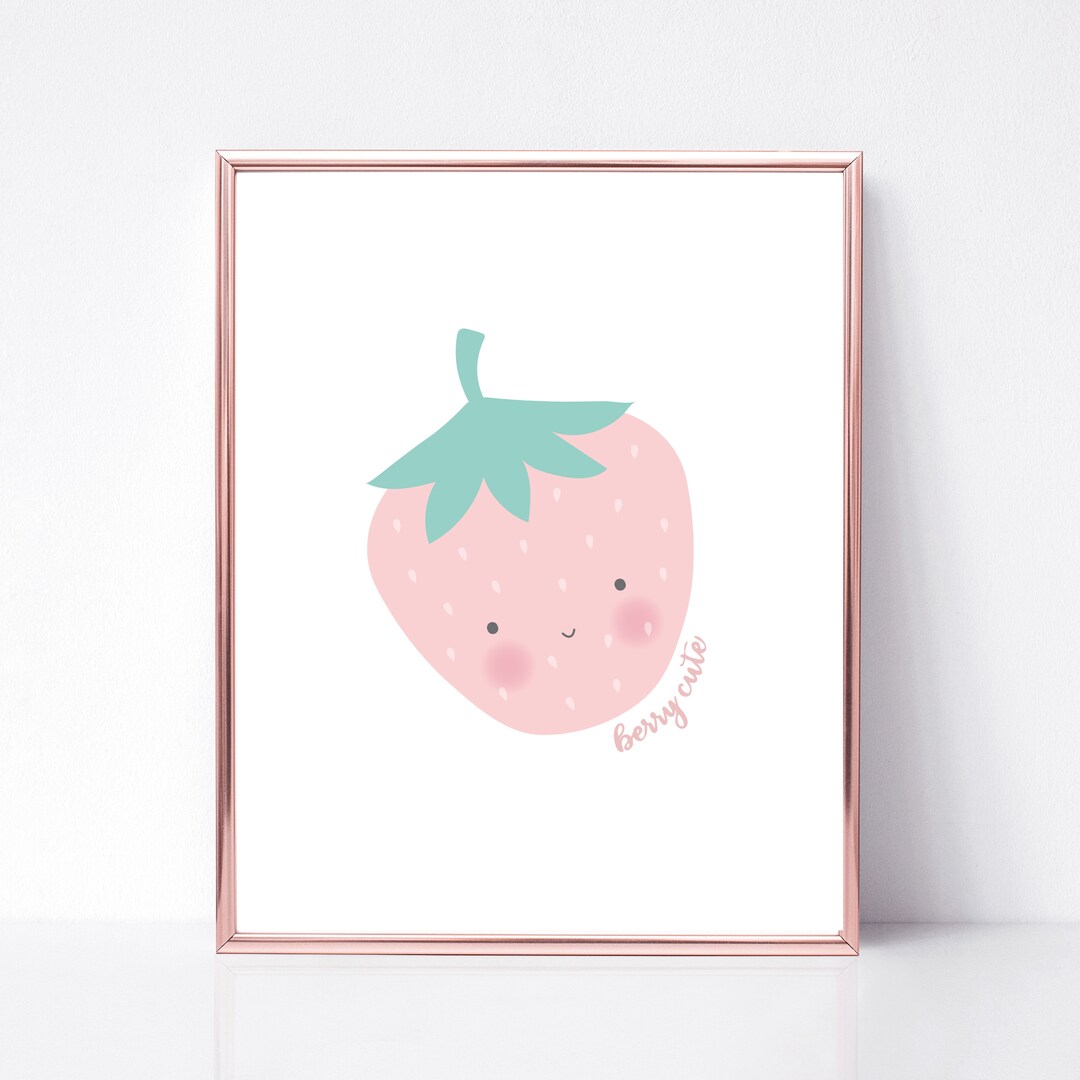 Berry Cute Printable Wall Quote Decor, Instant Download - Etsy