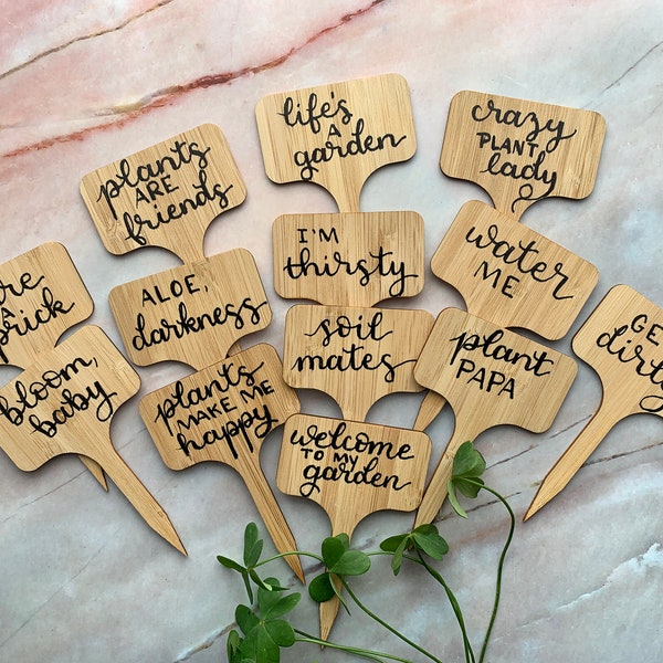 Funny Garden Markers - Etsy