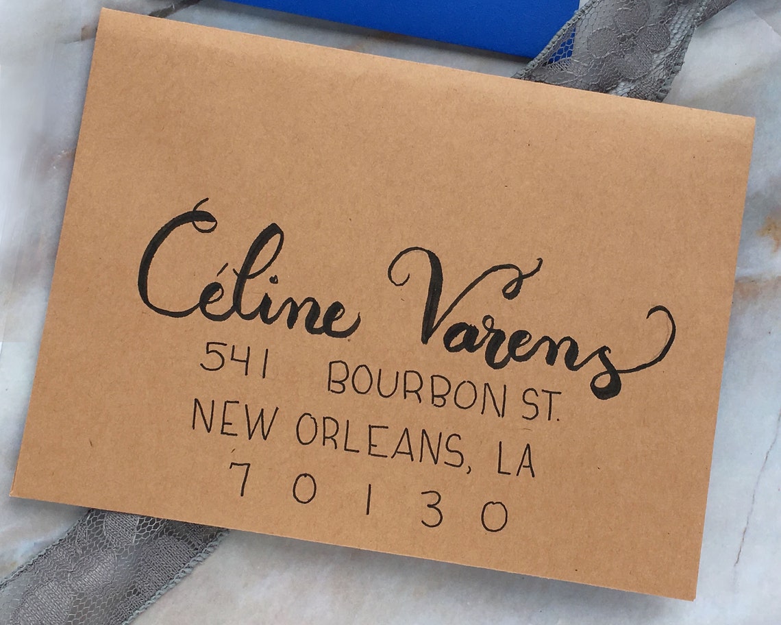 Custom Hand Lettered Wedding Invitation Envelopes - Party Envelope ...
