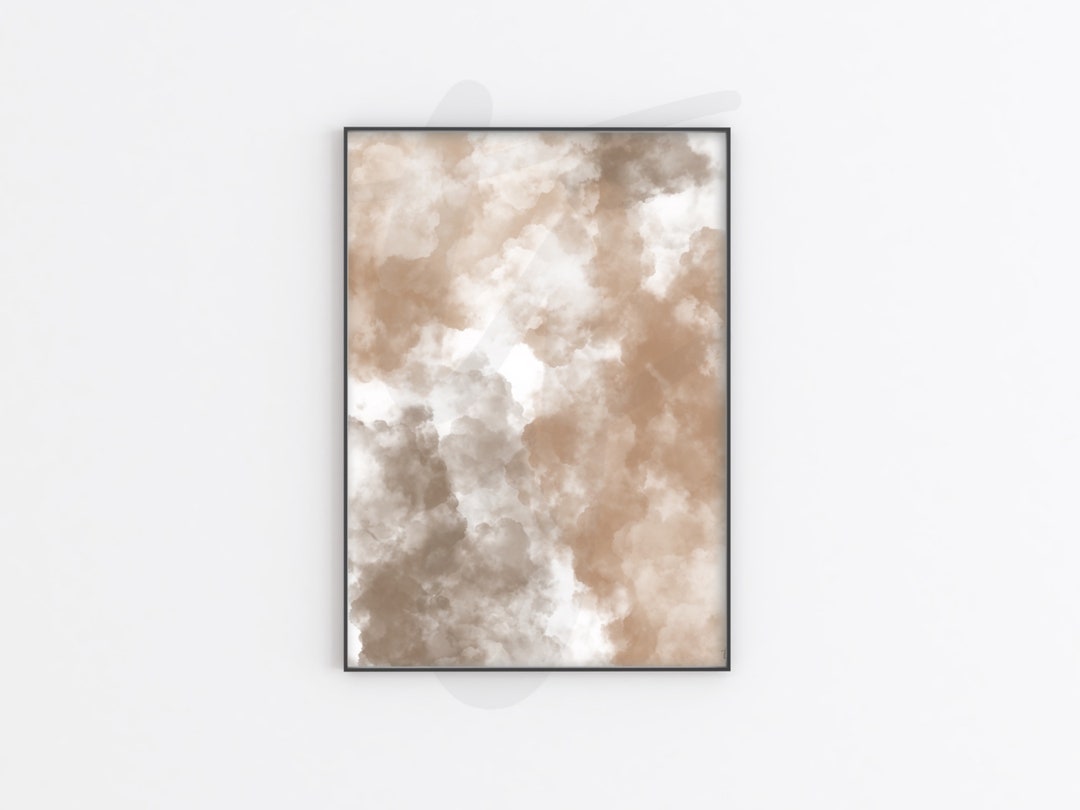 Beige Clouds Printable Instant Digital Download - Etsy