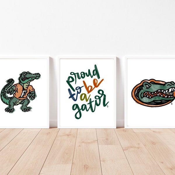 University of Florida Poster - Etsy