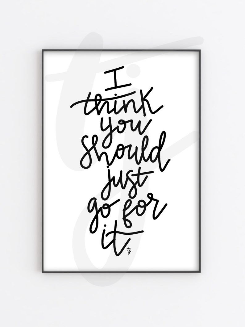 Go for It Simply Printable Instant Digital Download - Etsy