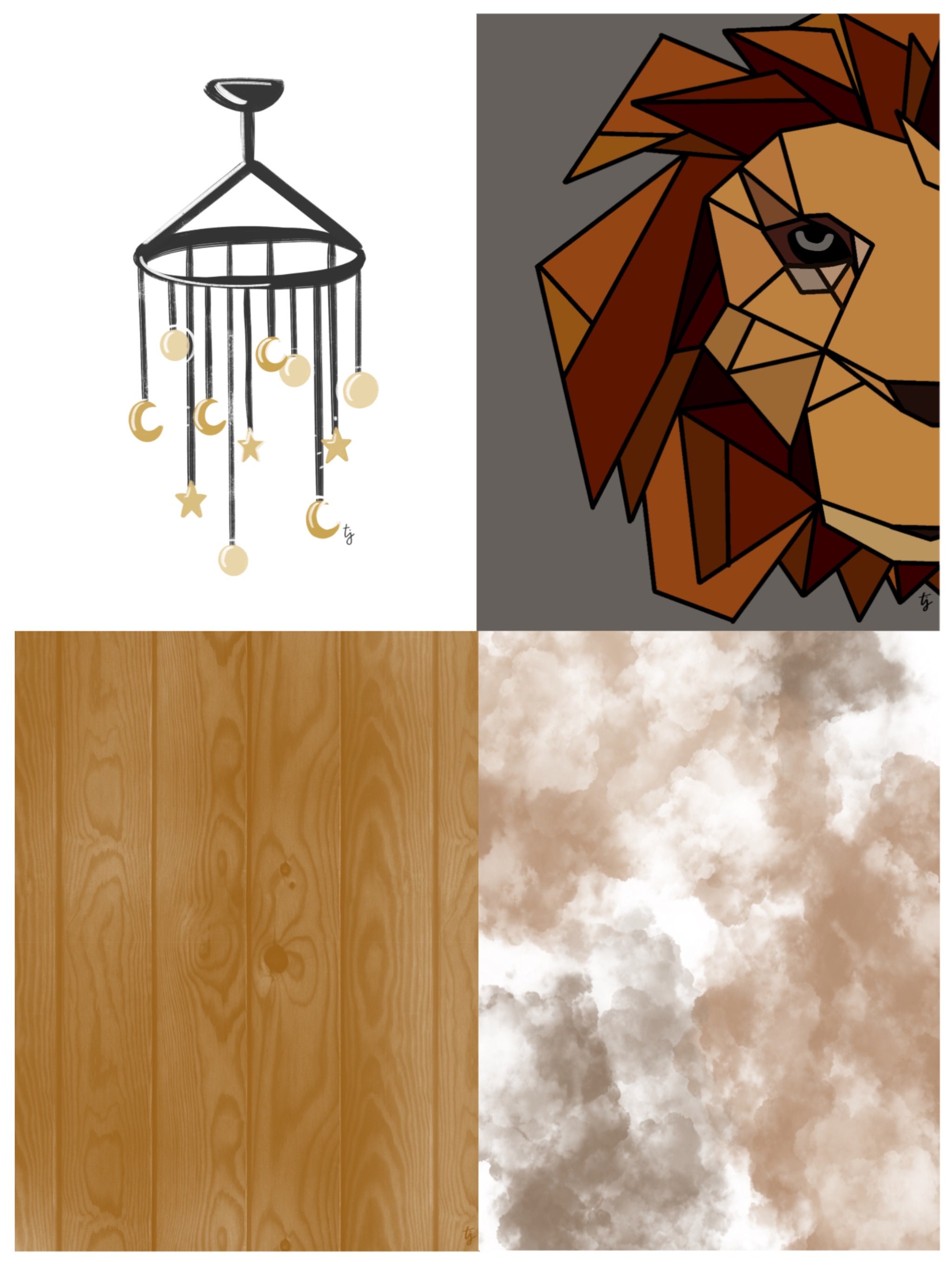 Beige Clouds Printable Instant Digital Download - Etsy