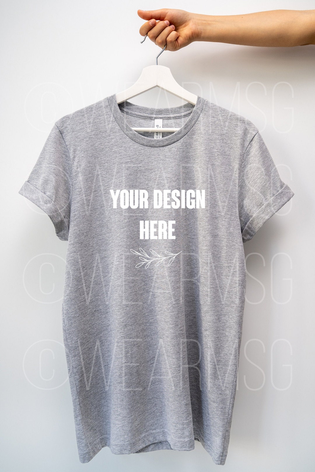 Sportliches Heather Tshirt Mockup Handhaltende Tshirt Mockup - Etsy.de