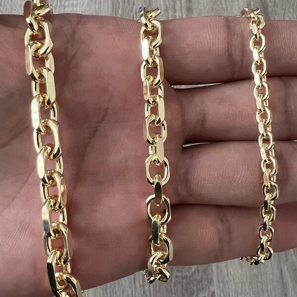 Rolo Chain Silver - Etsy