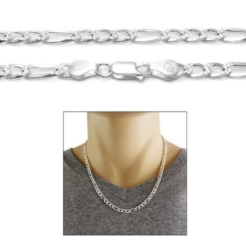 Exquisite Sterling Silver 1830 Pave Cut Figaro | Etsy