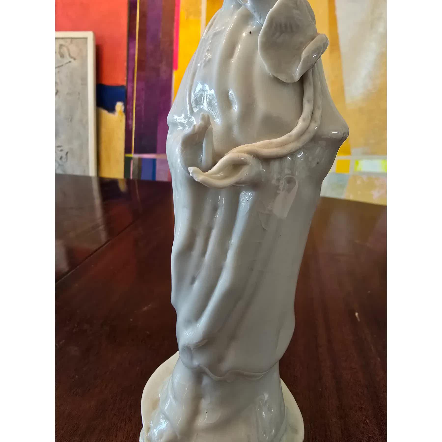 1950s Vintage Chinese Porcelain Deity Figure - Etsy