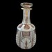 Antique Bohemian Glass Moser Overlay Liquor Bottle - Etsy