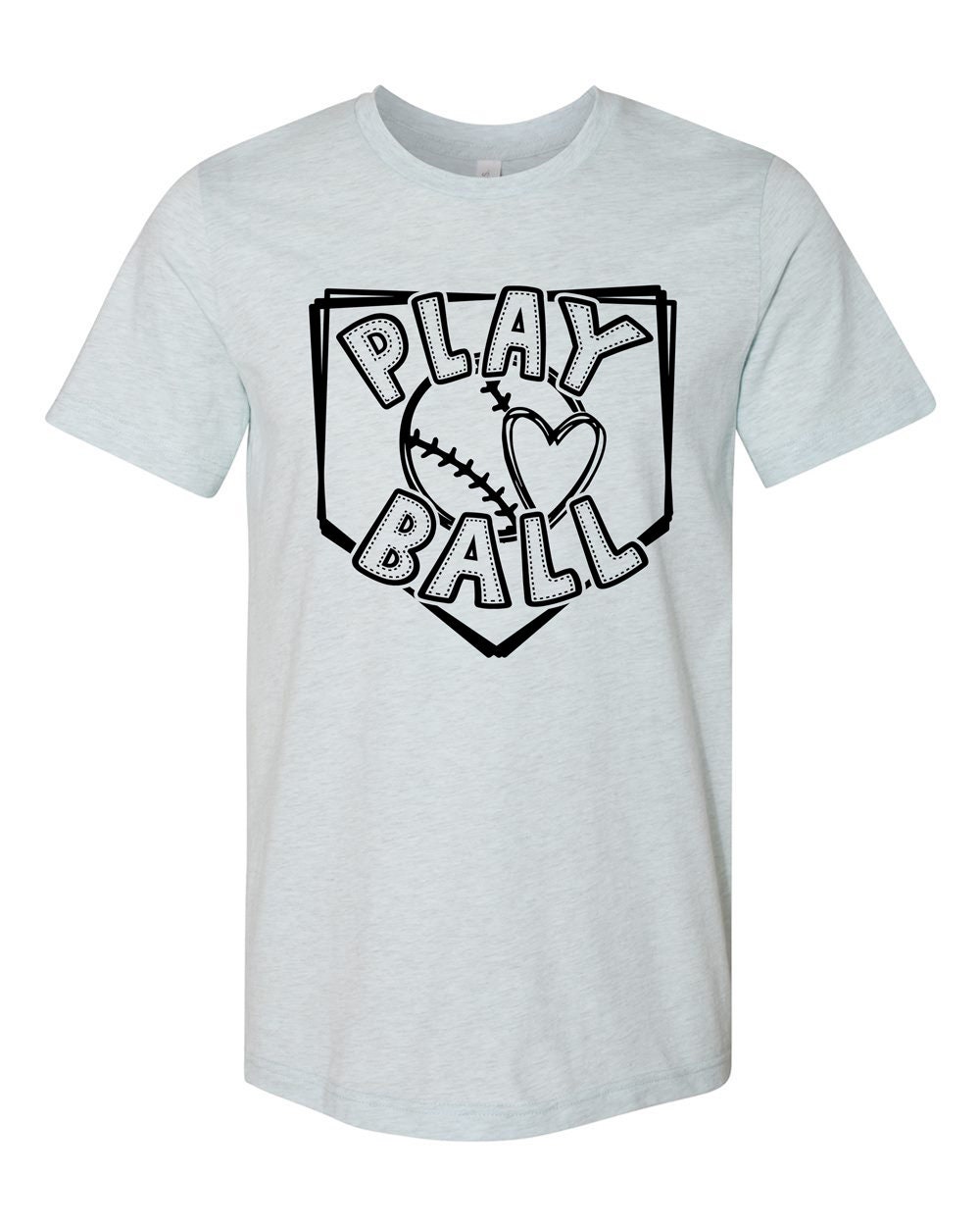 Play Ball (blk Ink) Tshirt - Etsy
