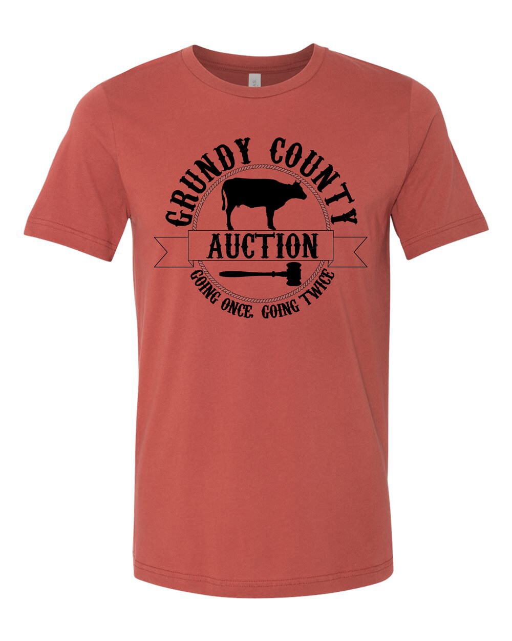 Grundy County Auction unisex tshirt | Etsy