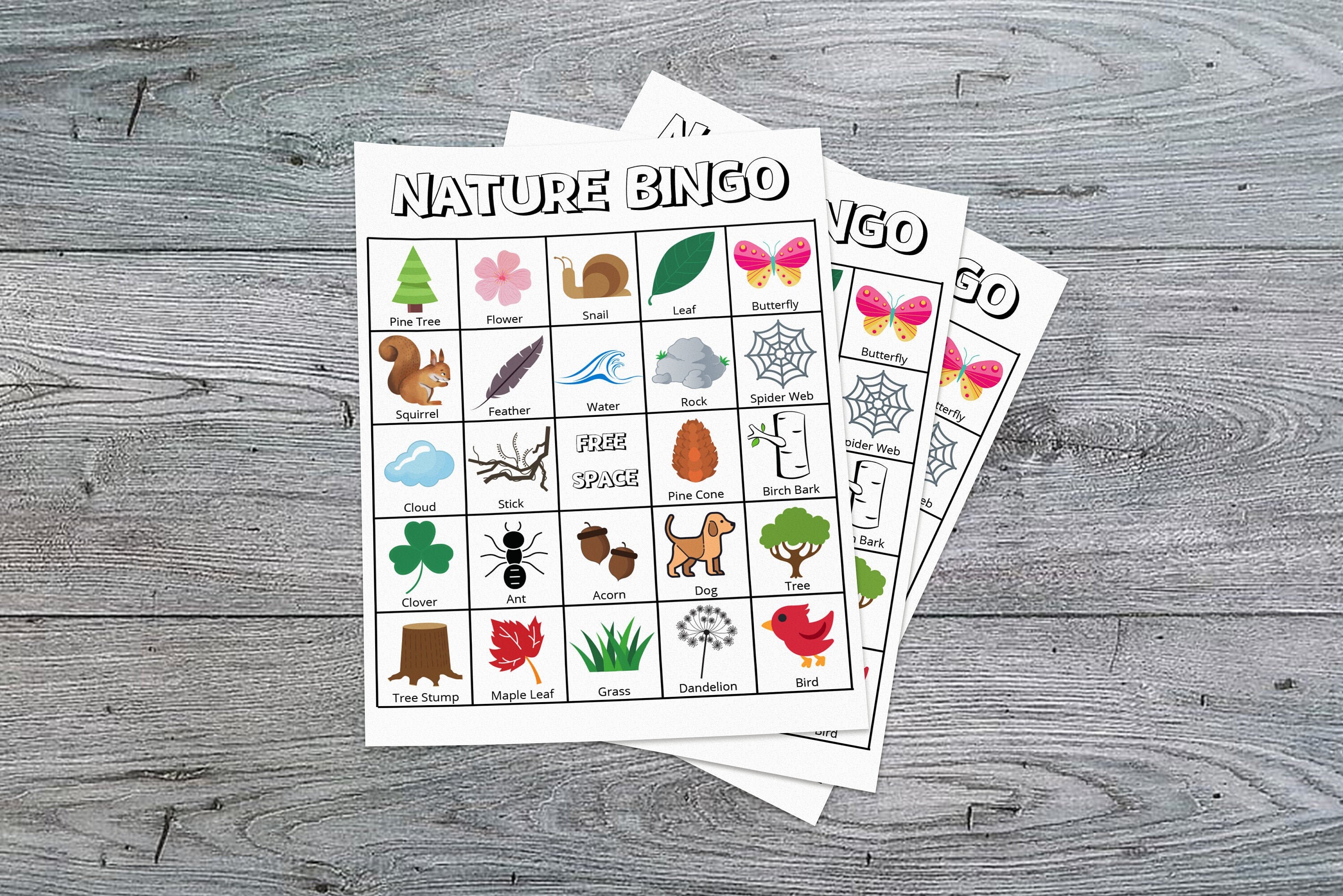 Children s Nature Bingo Game And Activity Printable Card Etsy Children s Nature Bingo Game And Activity Printable Card Etsy