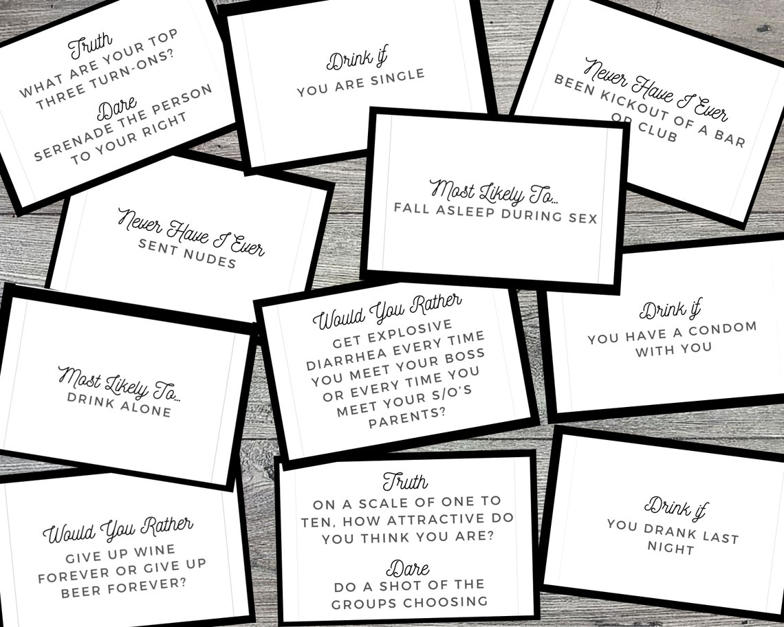 The Ultimate Adults Only Printable Drinking and Party Game, 240 ...