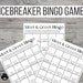 Meet and Greet Icebreaker Bingo Game, Digital Printable Games, Office ...