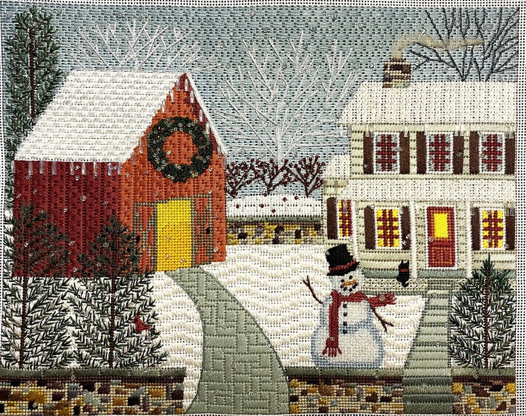 Winter Welcome Stitch Guide - Etsy