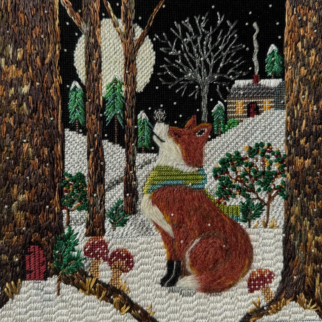 Woodland Fox Stitch Guide - Etsy