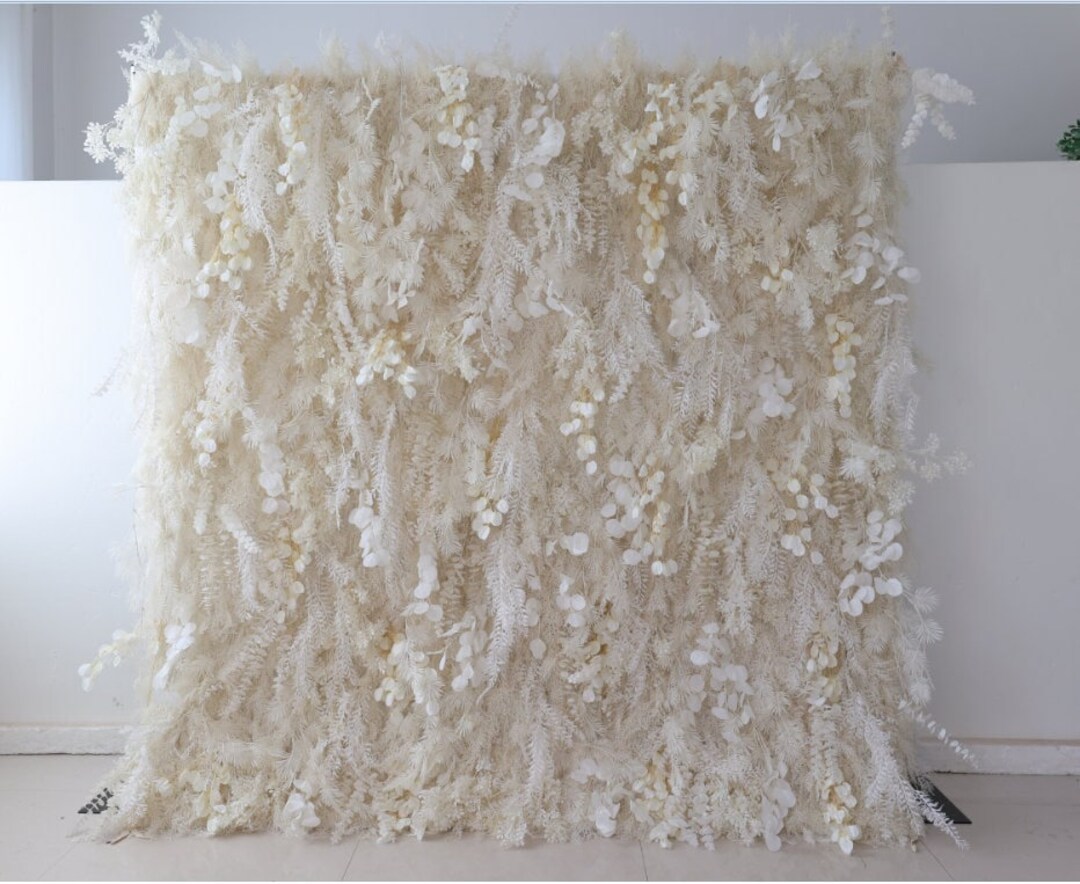 Rude Color Misty Smog Pampas Wall for Wedding Arrangement Event Salon ...