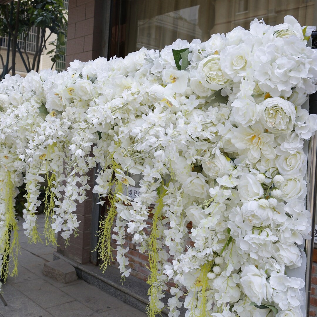 5D Vine Flower Wall, Wedding Event Backdrop (2.4m Width) - Etsy