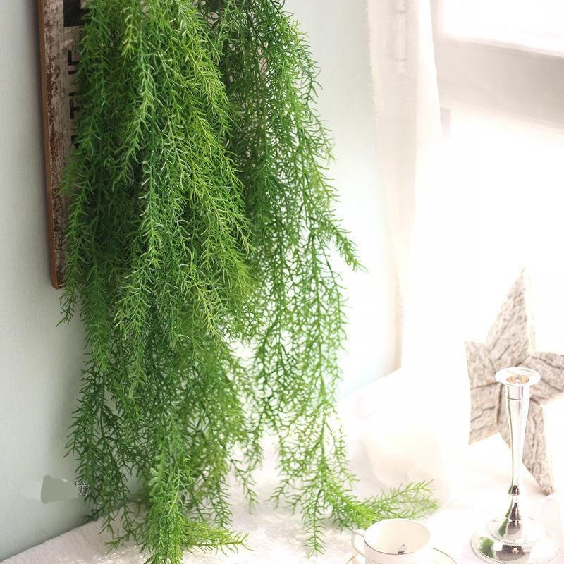 Miniature Landscape Wall Tactile Pine Needles Artificial Flowers Leaves ...