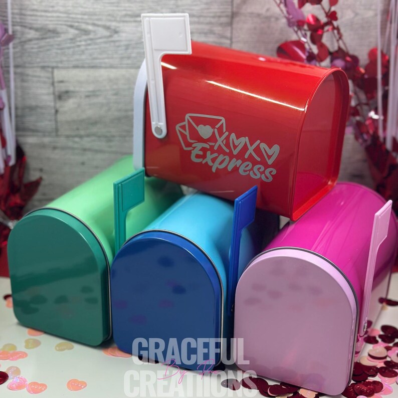Personalized Laser Engraved Valentine Mailboxes - Etsy