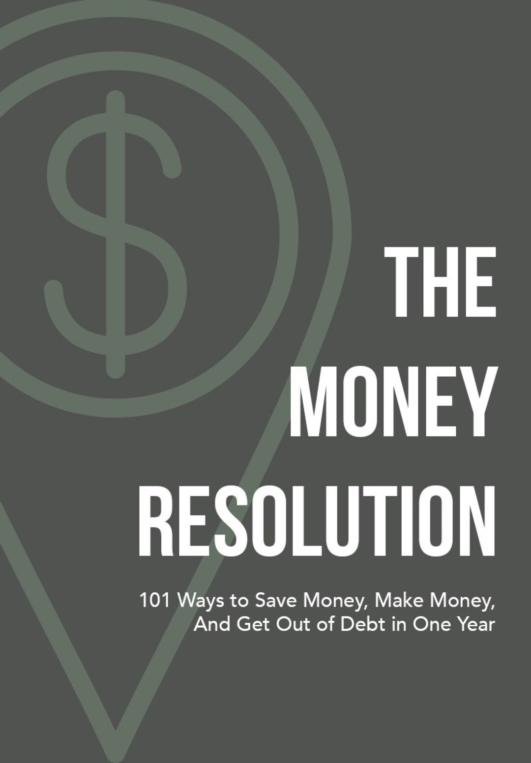 The Money Resolution Official Book Companion Checklist - 101 Ways to ...