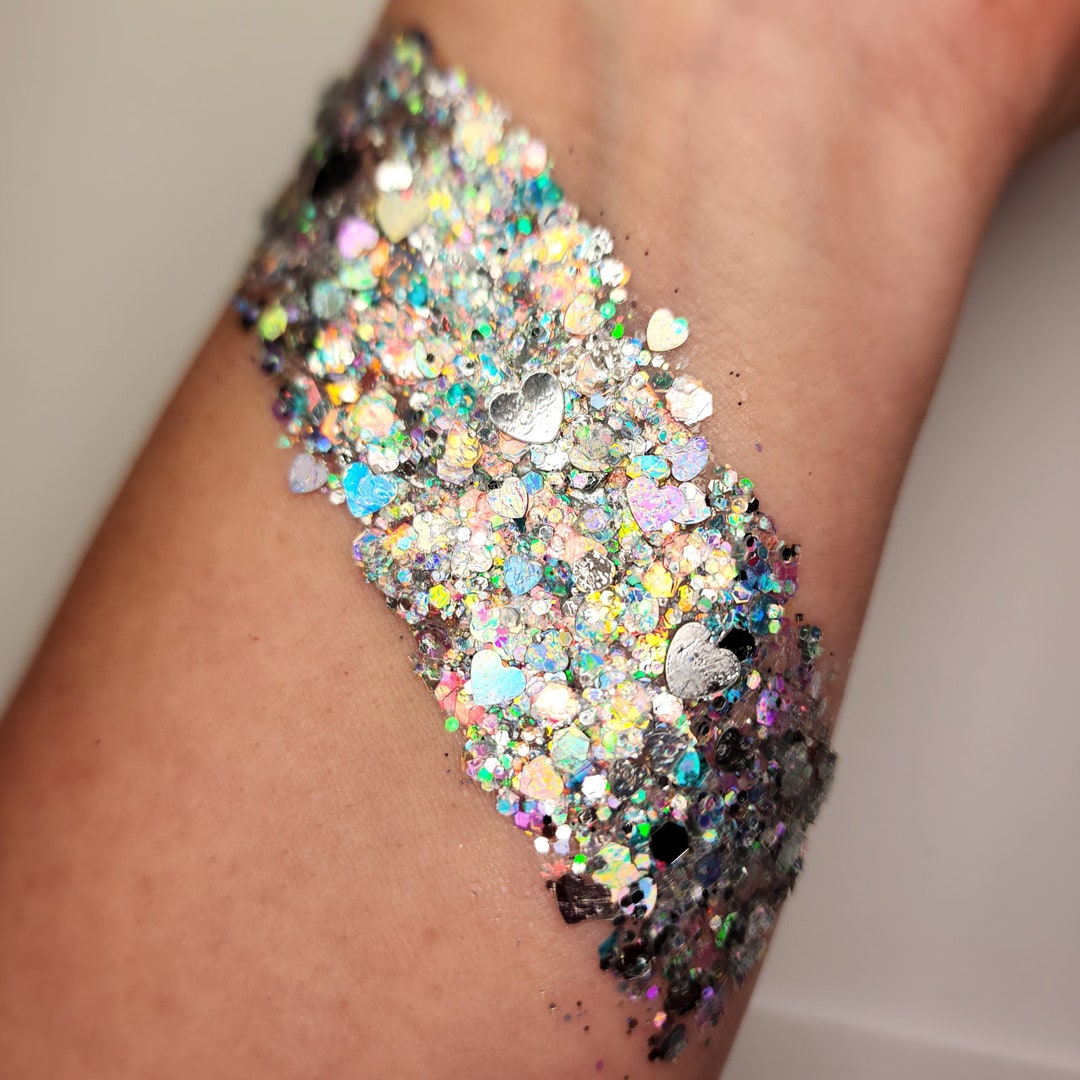 Face Glitter, Body Glitter Gel Makeup, Hair, Eye, Rave, Festival ...