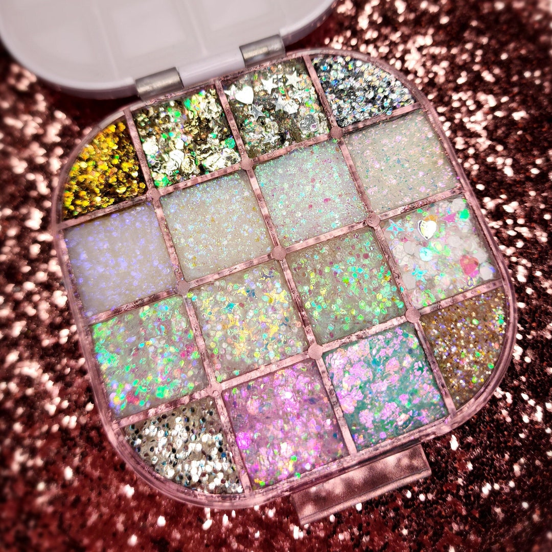 Glitter Palette, Body Glitter Gel, Eye Glitter Makeup, Hair Glitter ...