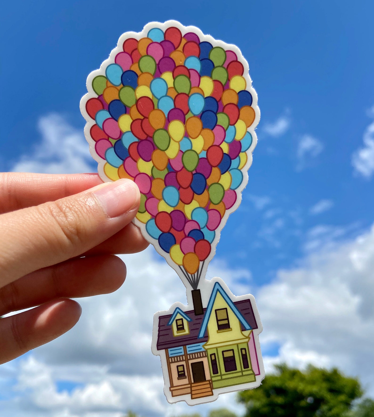 Up House Sticker / Up Balloons Decal / Up Movie Inspired | Etsy