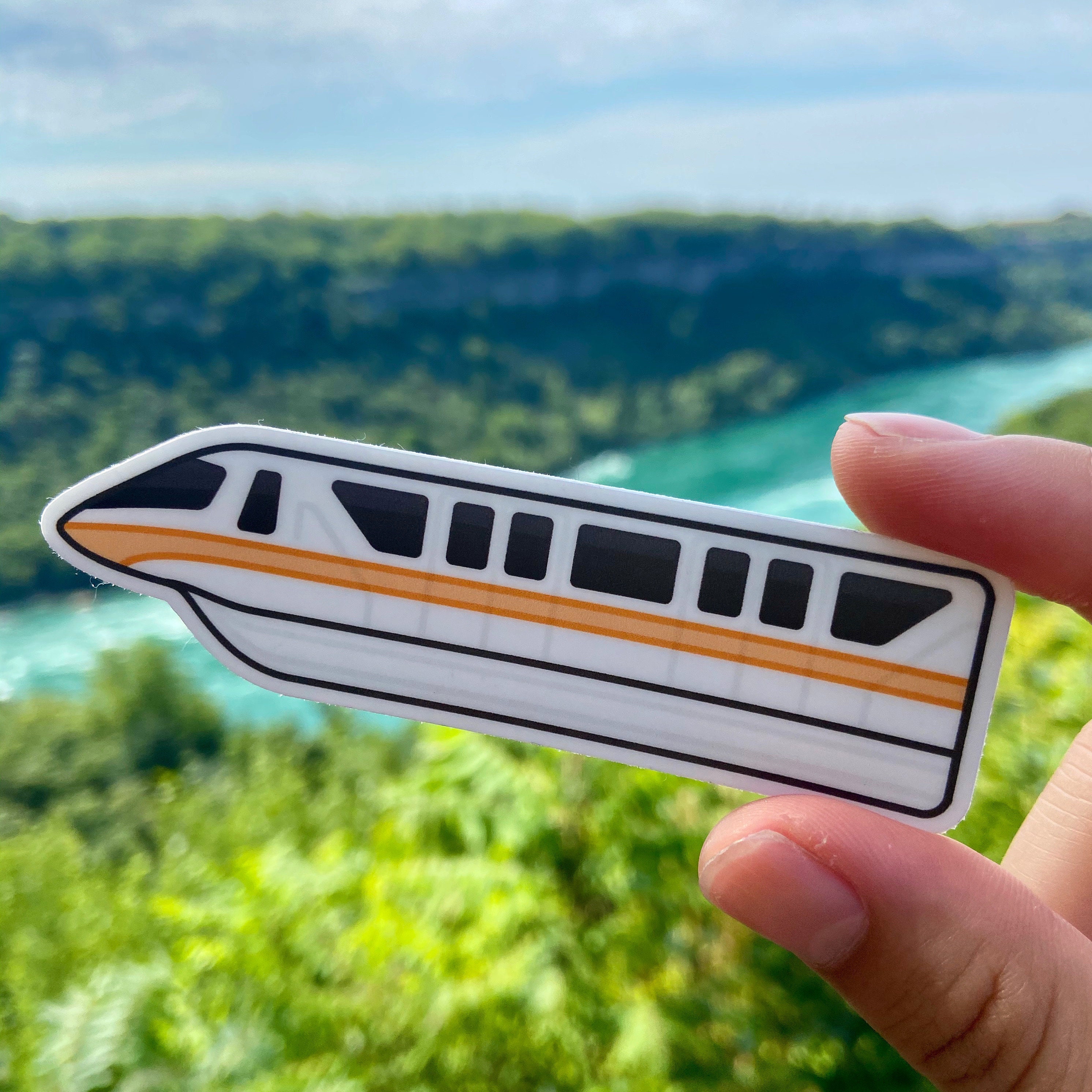 Disney Monorail Sticker, Waterproof Vinyl Decal - Etsy