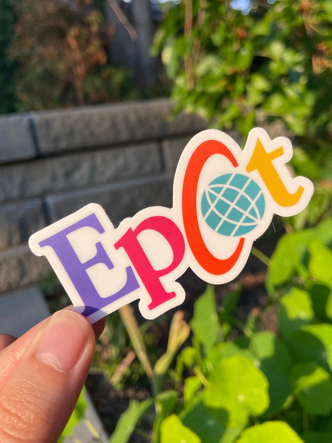 Epcot Sticker / Walt Disney World Sticker / Epcot Retro Logo / | Etsy