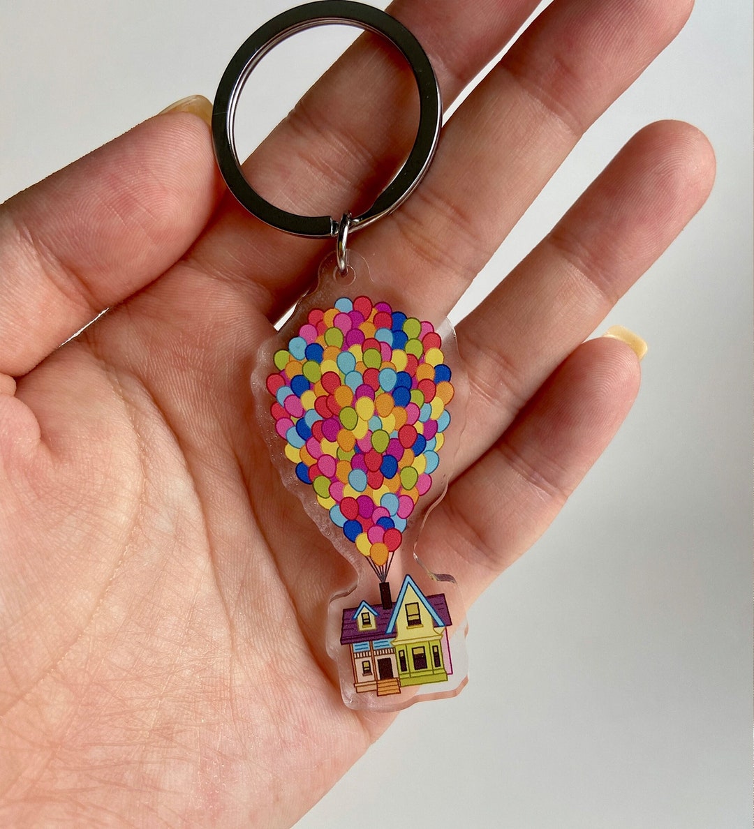 Up House Keychain / up Balloons / Disney Keychains / Walt Disney World ...