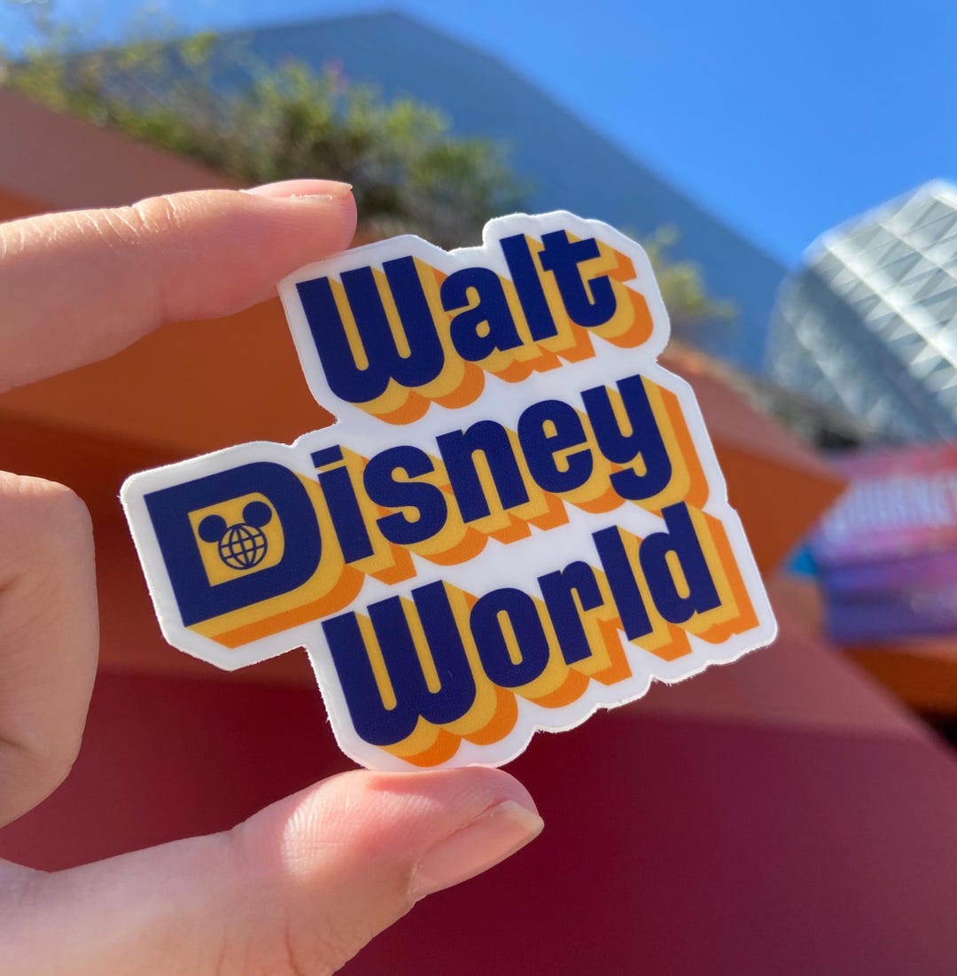 Walt Disney World Sticker / Disney Sign Sticker / Disney Sticker ...