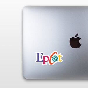 Epcot Sticker / Walt Disney World Sticker / Epcot Retro Logo / Walt ...