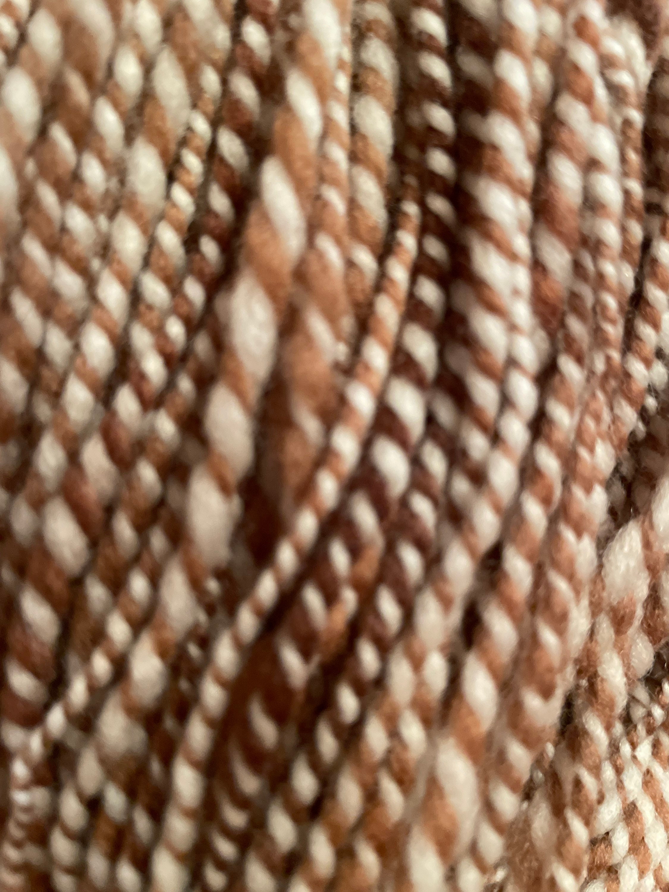 Browns N White Targhee Wool Ragg Yarn 4.4 Ozs,182 Yards - Etsy