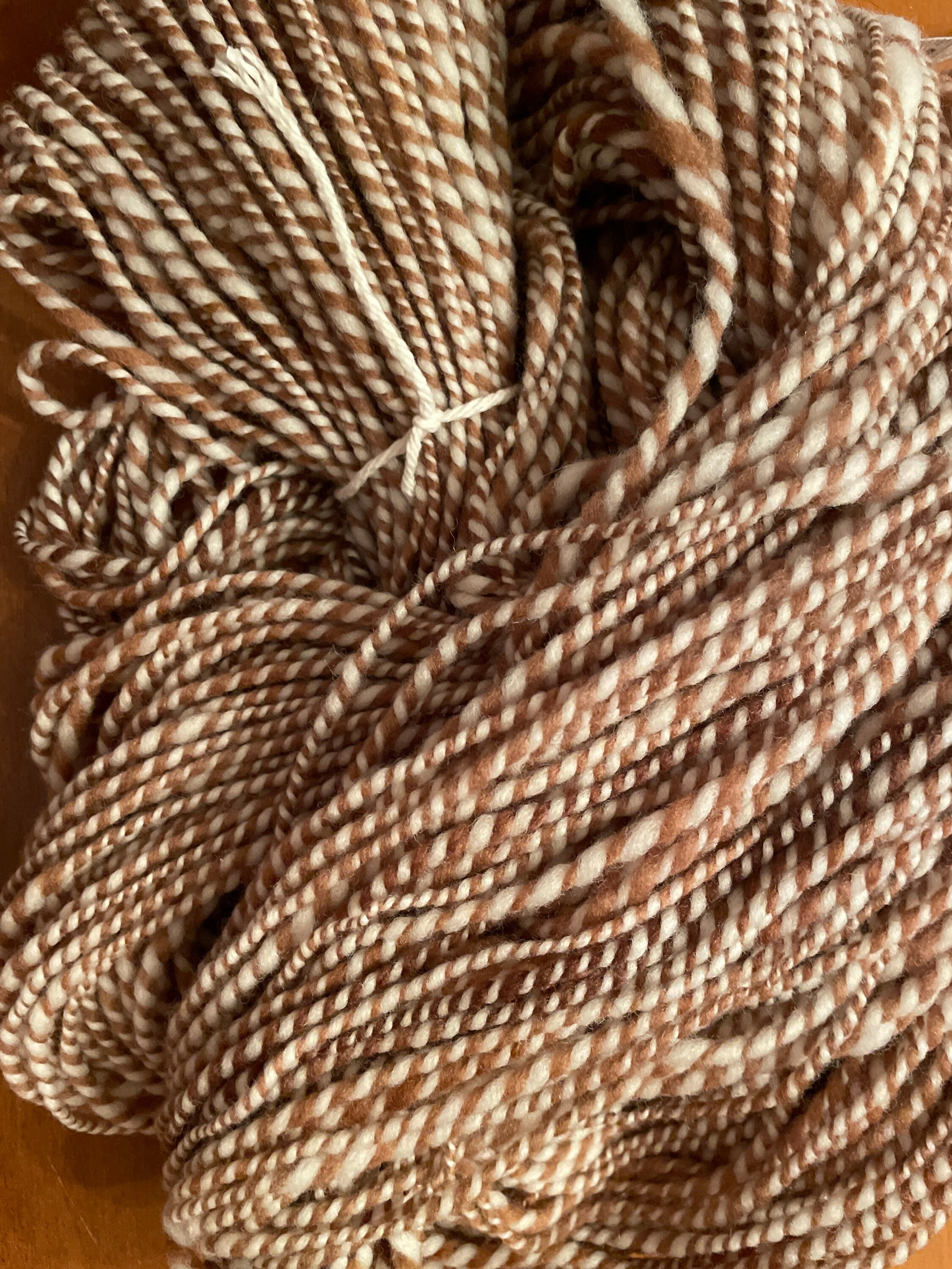 Browns N White Targhee Wool Ragg Yarn 4.4 Ozs,182 Yards - Etsy
