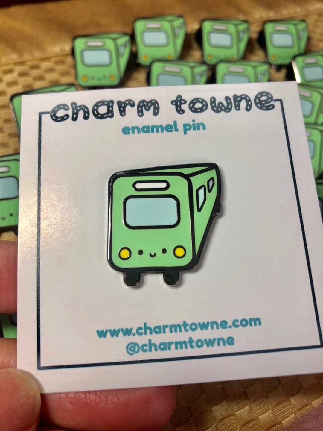 Train Enamel Pin - Etsy