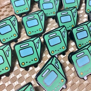 Train Enamel Pin - Etsy