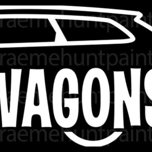 Save the Wagons Vinyl Window Decal - Etsy