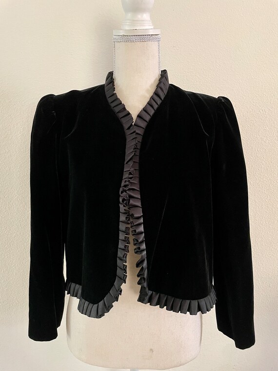 Vintage victorian cropped black - Gem