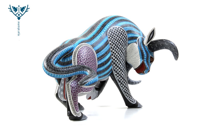 Alebrije Bull - Goon Ngola 20 In. - Mexican Folk Art - Etsy