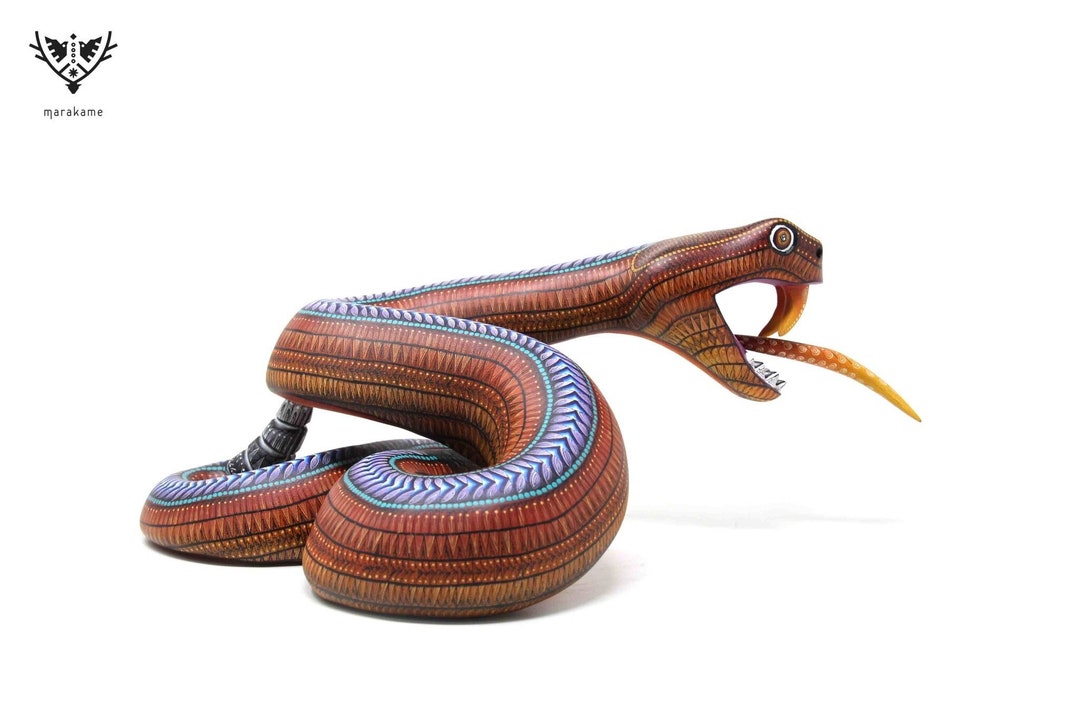 Snake Alebrije Beenda' I 14 In. Mexican Art - Etsy