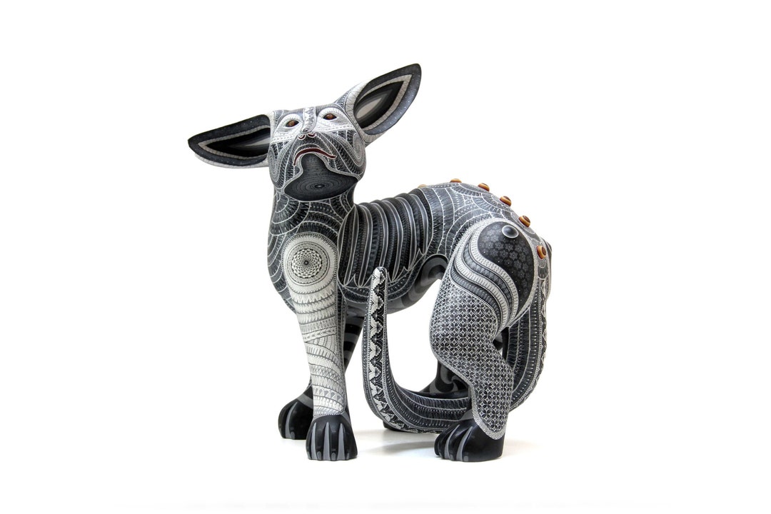 Alebrije Dog - Bini Xcustia - 42 Cm. 16.7 In. - Mexican Folk Art - Etsy