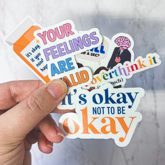 PICK YOUR OWN Stickers Mental Health Sticker Pack Custom - Etsy