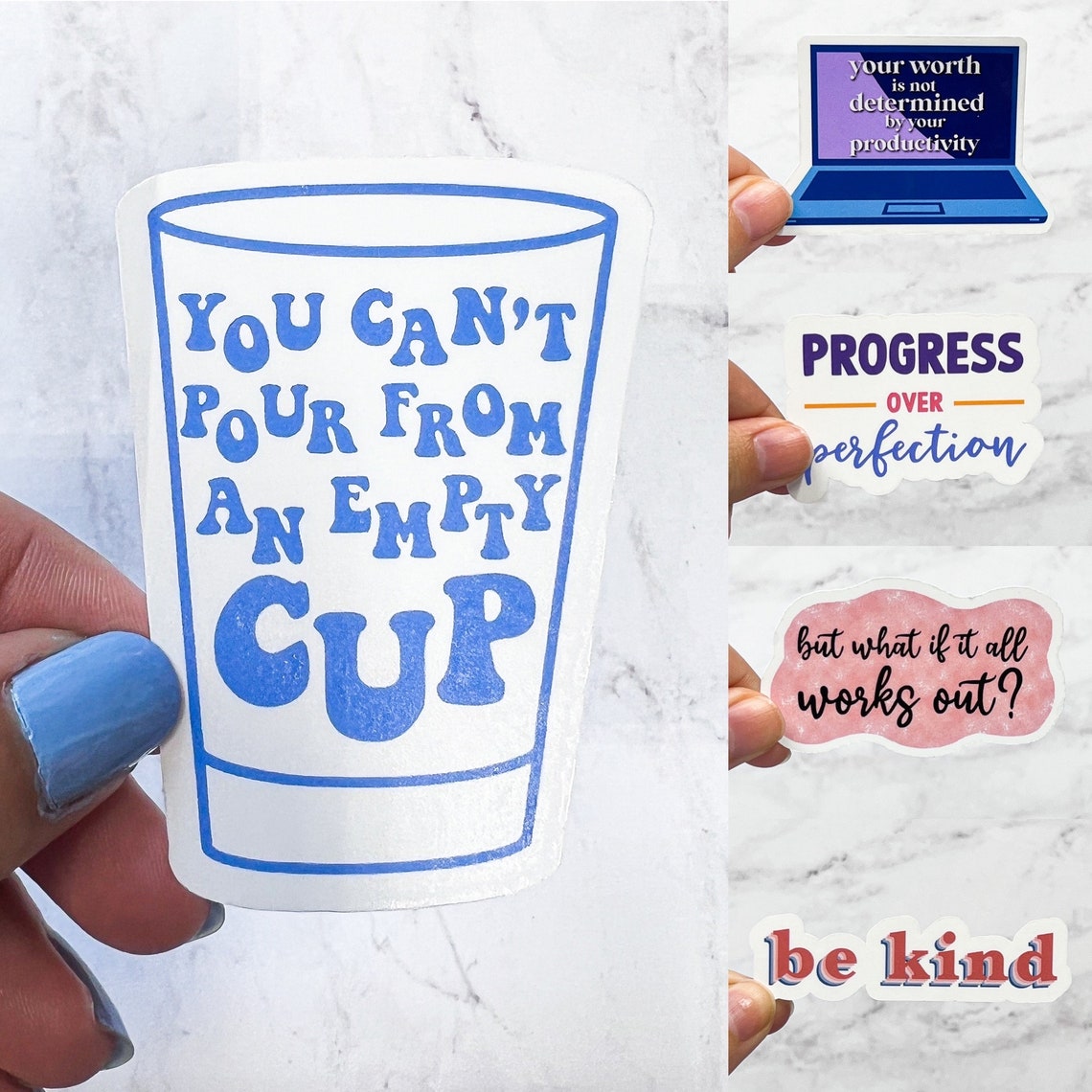 PICK YOUR OWN Stickers Positive Affirmation Sticker Pack - Etsy